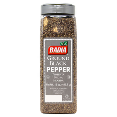 Badia Ground Black Pepper, 16 oz - ShopRite