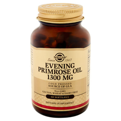 Solgar Evening Primrose Oil Dietary Supplement, 1300 mg, 60 count - Fairway
