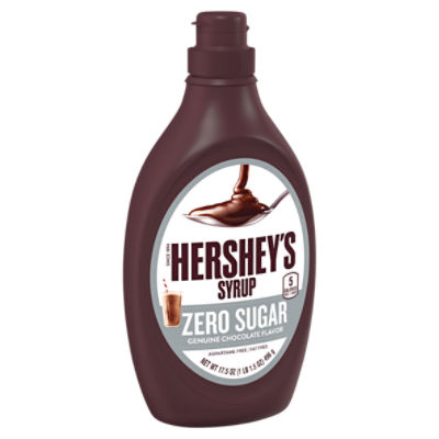 HERSHEY'S Zero Sugar Chocolate Syrup Bottle, 17.5 oz - ShopRite