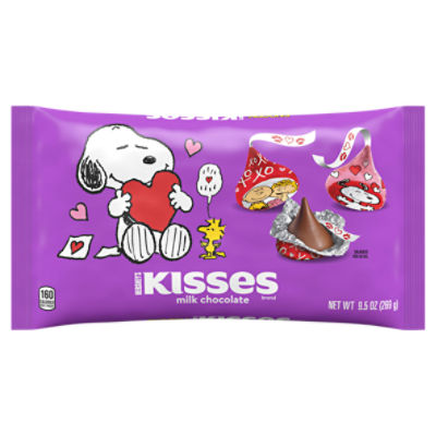 HERSHEY'S KISSES Milk Chocolate Snoopy™ and Friends, Valentine's Day ...