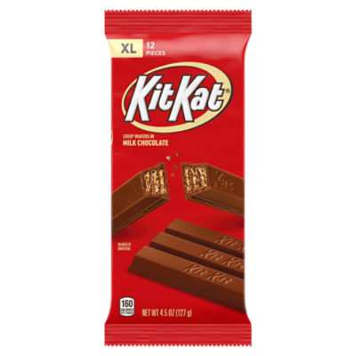 KIT KAT® Milk Chocolate Wafer Extra Large Candy, Individually Wrapped ...