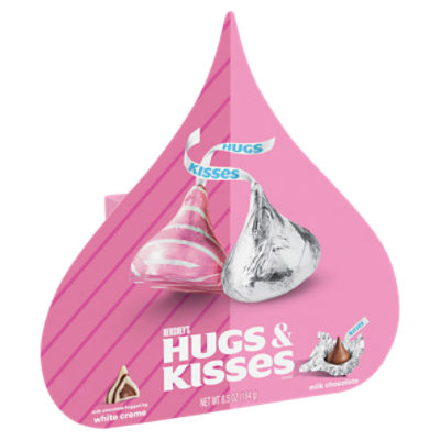 HERSHEY'S HUGS & KISSES Assorted Flavored Valentine's Day Candy Gift ...