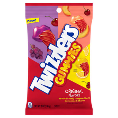 TWIZZLERS Gummies Assorted Fruit Flavored Chewy, Candy Bag, 7 oz - ShopRite