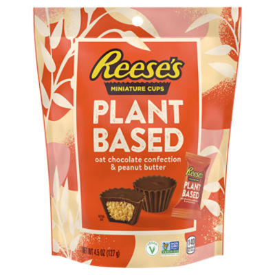 REESE'S Miniatures Plant Based Oat Chocolate Confection Peanut Butter ...