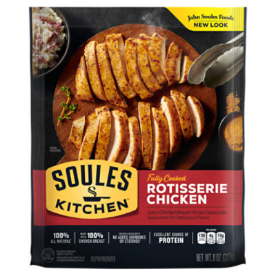 John Soules Foods Chicken Breast Strips with Rib Meat Rotisserie ...