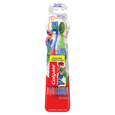 Colgate Extra Soft Toothbrushes Value Pack, 2+ Years, 2 count