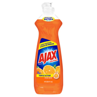 Ajax Ultra Orange Dish Liquid & Hand Soap, 14 fl oz