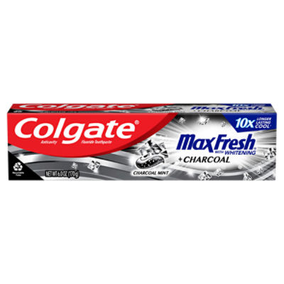 Colgate MaxFresh Whitening + Charcoal Mint, Toothpaste