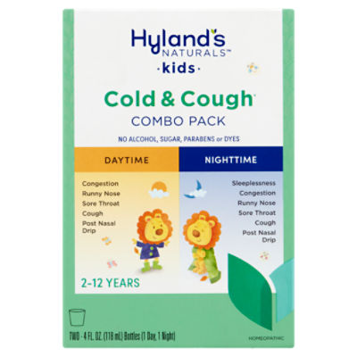 Hyland's 4Kids Cold 'n Cough Day & Night Liquid Value Pack, Ages 2-12 ...