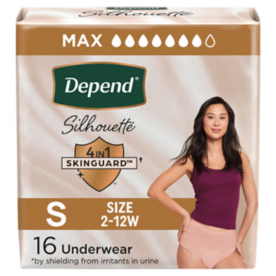 Depend Silhouette Adult Incontinence & Postpartum Bladder Leak ...
