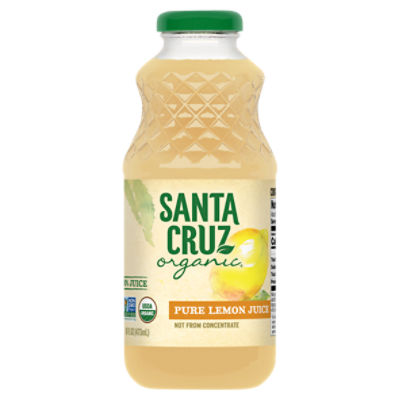 Santa Cruz Organic Pure Lemon Juice, 16 fl oz