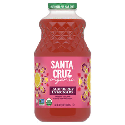 Santa Cruz Organic Raspberry Lemonade Juice Beverage, 32 oz - ShopRite
