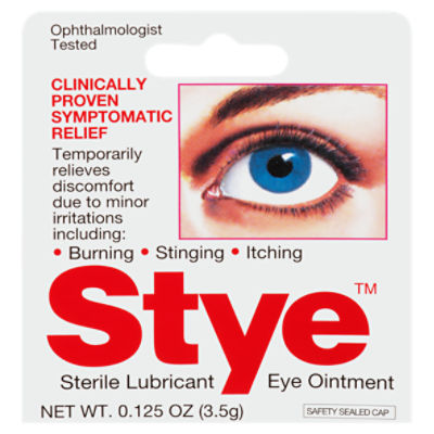Stye Sterile Lubricant, Eye Ointment