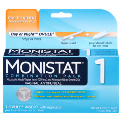 Monistat Maximum Strength 1-Day Treatment Ovule Vaginal Antifungal ...