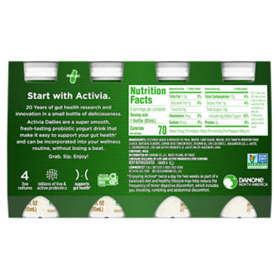 Activia Light Yogurt Nutrition Label | Shelly Lighting