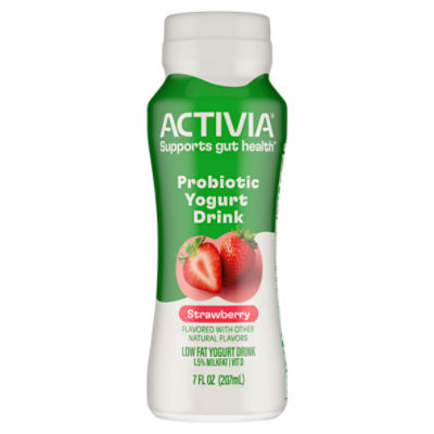 Activia Strawberry Probiotic, Lowfat Yogurt Drink