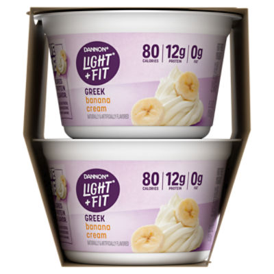 Dannon Light And Fit Greek Yogurt Banana Cream | Shelly Lighting