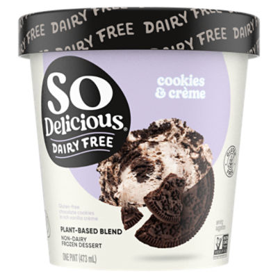 So Delicious Dairy Free Cookies and Crème Wondermilk Frozen Dessert, 1 Pint
