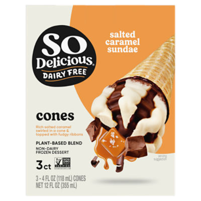So Delicious Dairy Free Wondermilk Salted Caramel Sundae Dairy-Free ...