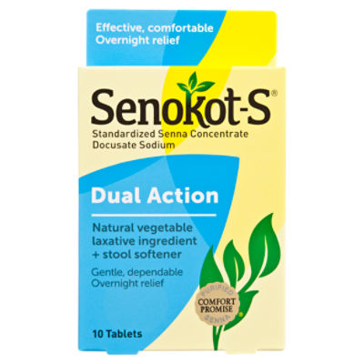 Senokot-S Dual Action Tablets 10ct