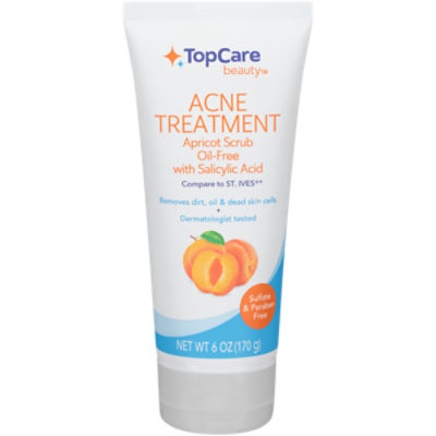 TopCare Apricot Facial Scrub Medicated, 6 oz - The Fresh Grocer