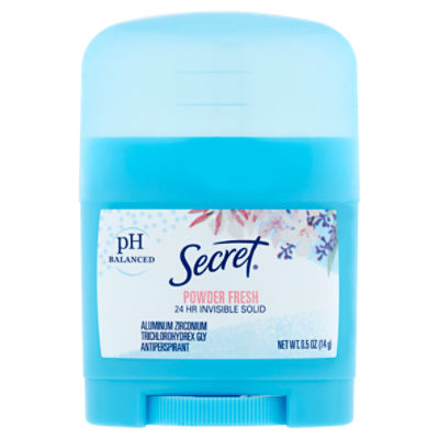 Secret pH Balanced Powder Fresh Antiperspirant, 0.5 oz