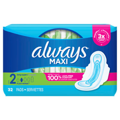 always Maxi Long Super Size 2, Pads