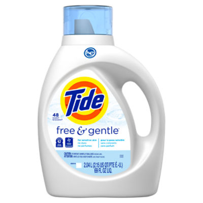Tide Free & Gentle Detergent, 48 loads, 69 fl oz liq - ShopRite