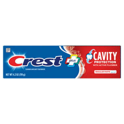 Crest Regular Fluoride Anticavity Toothpaste, 4.2 oz - ShopRite