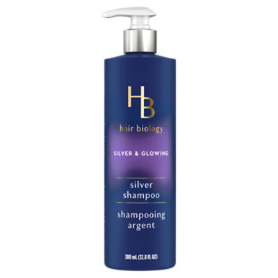 Hair Biology Silver & Glowing Shampoo, 12.8 fl oz