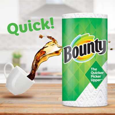 Bounty Select-A-Size Paper Towels, White, 6 Super Rolls = 11 Regular ...