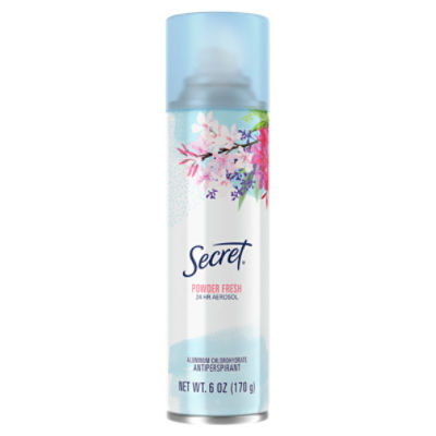 Secret Powder Fresh Aerosol Antiperspirant / Deodorant, 6 oz