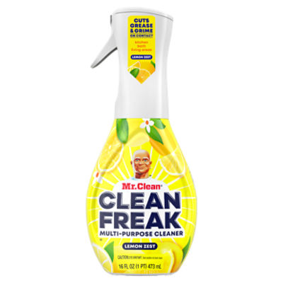 Mr. Clean Clean Freak Lemon Zest Deep Cleaning Mist Cleaner, 16 fl oz ...