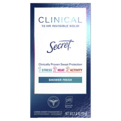 Secret Clinical Strength Invisible Solid Antiperspirant and Deodorant ...