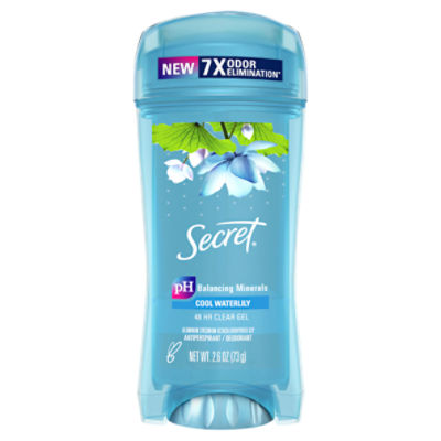 Secret Cool Waterlily 48 Hr Clear Gel Antiperspirant/Deodorant, 2.6 oz