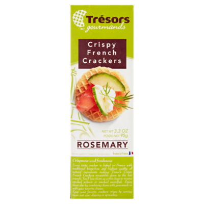 Trésors Gourmands Rosemary Crispy French Crackers, 3.3 oz - ShopRite