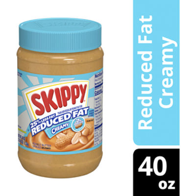 Skippy Reduced Fat Creamy Peanut Butter Spread, 40 oz