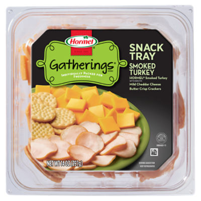 HORMEL GATHERINGS Snack Tray Turkey and Cheese, 14 OZ - ShopRite