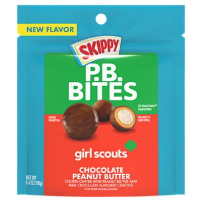 Skippy Girl Scouts Chocolate Peanut Butter P.B. Bites, 5.5 oz - The ...
