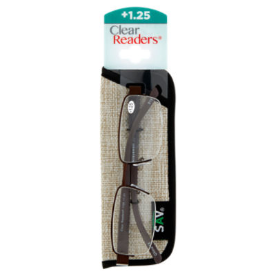SAV Eyewear Clear Readers +1.25 - ShopRite