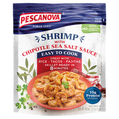 Pescanova Shrimp with Chipotle Sea Salt Sauce, 12.0 oz