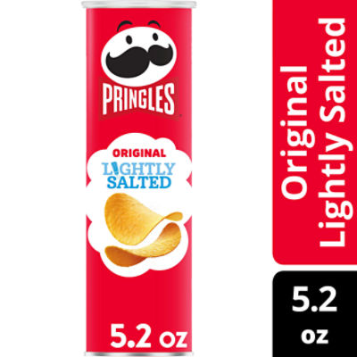 Pringles Lightly Salted Original Potato Crisps Chips, 5.2 oz - The ...