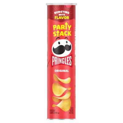 Pringles Potato Crisps Chips, Lunch Snacks, Original, 6.8oz, 1 Can