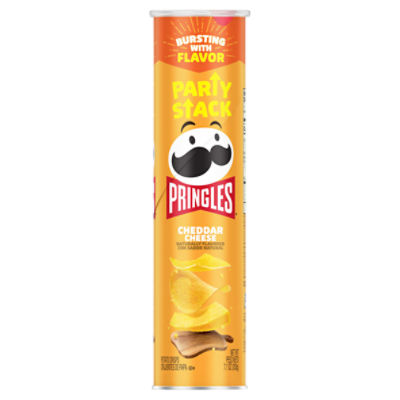 Pringles Potato Crisps Chips Lunch Snacks Cheddar Cheese 71oz 1 Can