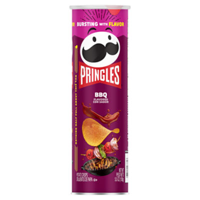 Pringles Bbq Potato Crisps Chips 55 Oz