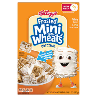 Kellogg's Frosted Mini-Wheats Original Cold Breakfast Cereal, 18 oz