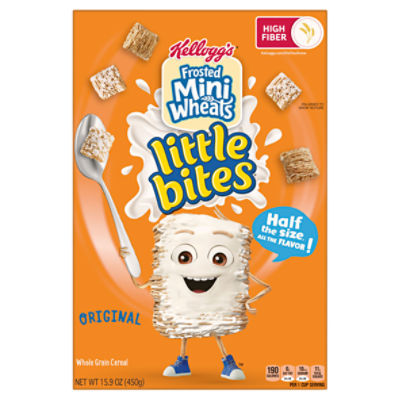 Kellogg's Frosted Mini-Wheats Little Bites Original Cold Breakfast ...