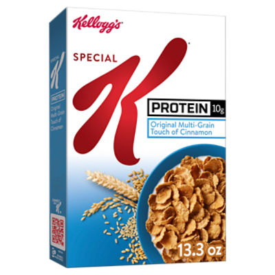 Kellogg's Special K Original Multi-Grain Touch of Cinnamon Protein Cold ...
