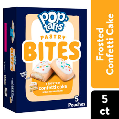 Pop Tarts Bites Frosted Confetti Cake Baked Pastry Bites, 7 oz, 5 Count
