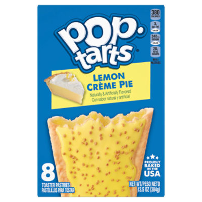 Pop-Tarts Breakfast Toaster Pastries Frosted Lemon Crème Pie Bakery ...